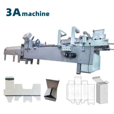 China 380V Automatic Flexo Folder Gluer 580 Type for Paper Pasting Machinery 7-40cm Unfolded Width for sale