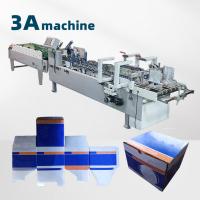 China Semi Automatic Folder Gluer Machine 6x1x1.35M for Carton Box 130-500mm for sale