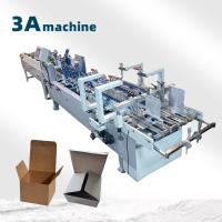 China 1300KG Folder Gluer Machine For Lunch Box Carton Packaging High Efficiency for sale