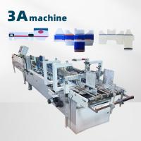 China PLC Control Automatic Box Folding and Gluing Machine 380V 580D for 7-40cm Boxes for sale