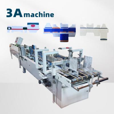 China PLC Control Automatic Box Folding and Gluing Machine 380V 580D for 7-40cm Boxes for sale