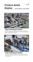 China Computerized 4 Corner Box Folder Gluer Machine 580D 580E for Straight Line Boxes 7-50cm for sale