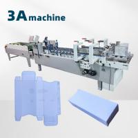 China Folder Gluer Carton Envelope Gluing Machine AS-800 with Video Inspection 7-40cm for sale