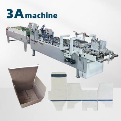 China Mini PLC Controlled Folder Gluer Machine 580D for Small Box Folding 7-40cm for sale