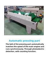 China Automatic Box Making Folder Gluer Machine 580D 580E for Straight Line Boxes 7-50cm for sale