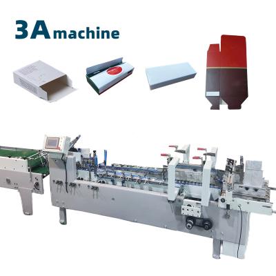 China Speed Small Size Box Folder Gluer Box Making Machine with and 30bag/min Capacity for sale