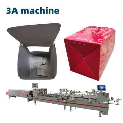 China SHH800AG-2 Automatic Folder Gluer Paper Pasting Machine 9.0m Belt Length 1.2m Width for sale
