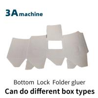 China Industrial Folder Gluer SHH-800AG-2 Bottom Lock and Side Glue for Manufacturing Plant 800mm for sale