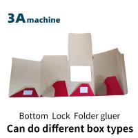 China Industrial Folder Gluer SHH-800AG-2 Bottom Lock and Side Glue for Manufacturing Plant 800mm for sale