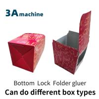 China Industrial Folder Gluer SHH-800AG-2 Bottom Lock and Side Glue for Manufacturing Plant 800mm for sale