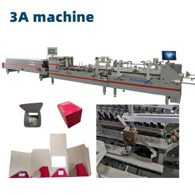 China SHH-800AG-2 Automatic Folder Gluer Machine for Bottom Lock and Side Glue Folding for sale