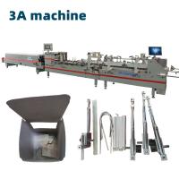 China Easy-to-Operate SHH 800AG-2 Automatic Bottom Lock Turkey Folder Gluer Carton Machine for sale