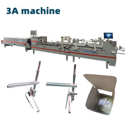 China 800AG-2 Automatic Bottom Lock Gluing Machine Paper Folder Gluer 800mm Easy Debug for sale
