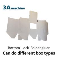 China 1100 Model Automatic 46 Corner Folder Gluer for Max Size 2 700mm Bottom Folding Box for sale