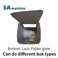 China 1100 Model Automatic 46 Corner Folder Gluer for Max Size 2 700mm Bottom Folding Box for sale