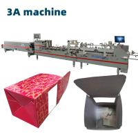 China Automatic Bottom Lock Carton Folder Gluing Machine 800AG-2 2200 KG for Printing Shops for sale