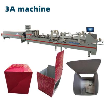 China SHH 800AG-2 Automatic Bottom Lock Gluing Machine for Fast and Accurate Box Assembly for sale