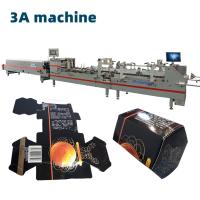 China SHH 800AG-2 Automatic Bottom Lock Box Making Folder Gluer Machine with 250m/min Speed for sale