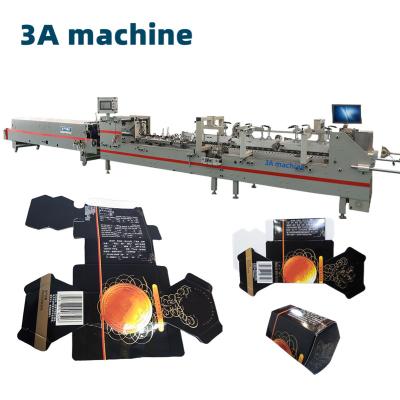 China SHH 800AG-2 Automatic Bottom Lock Box Side Pasting Machine for Small Corrugated Boxes 800mm for sale