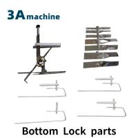 China SHH 800AG-2 Automatic Bottom Lock Box Side Pasting Machine for Small Corrugated Boxes 800mm for sale