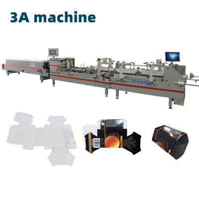 China SHH 800AG-2 Automatic Bottom Lock Folding Box Gluing Machine for Suitable Paper Boxes for sale