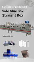 China SHH 800AG-2 Automatic Bottom Lock Folding Box Gluing Machine for Suitable Paper Boxes for sale