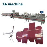 China SHH 800AG-2 Automatic Bottom Lock French Fries Box Folder Gluer Machine 800mm Paper for sale