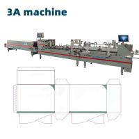 China 800mm Max Size SHH 800AG-2 Automatic Corrugated Flexo Folder Gluer for Cigarette Box for sale