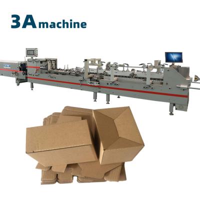 China SHH 800AG-2 Automatic Bottom Lock Flexo Folder Gluer for Bottom Folding Boxes 800mm for sale