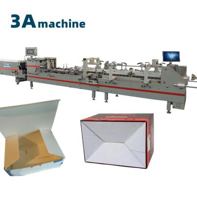 China 800AG-2 Automatic Bottom Lock Folder Gluer with Crash Lock Bottom 800mm Paper Machine Parts for sale
