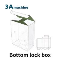China CQT900YG-2 Pre-Folded Bottom Lock Carton Box Making Machine for Perfume Box Packaging for sale