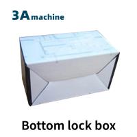 China CQT900YG-2 Pre-Folded Bottom Lock Carton Box Making Machine for Perfume Box Packaging for sale