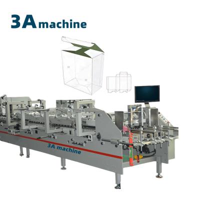 China Mechanical Driven CQT-900YG-2 Pre-folded Bottom Hook Gluer for Box Pasting Machine for sale