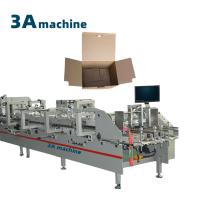 China 3A PLC CQT900YG-2 Pre-Folded Automatic Box Making Folder Gluer Machine for Pasting Boxes for sale