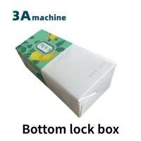 China CQT900YG-2 Pre-Folded Bottom Lock Take Away Food Box Making Machine for Small Boxes for sale