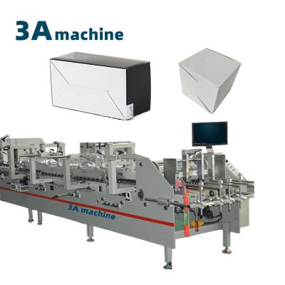 China CQT 900YG-2 Pre-folded Bottom Lock Automatic Gluer Folder Machine for Carton Box Pasting for sale