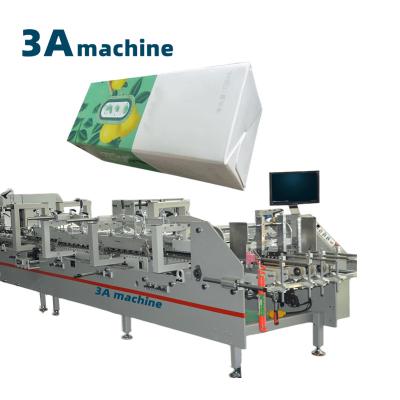 China Pre-folded Bottom Lock Box Pasting Machine 2200 KG Jori Box Folder Gluer for Printing Shops for sale