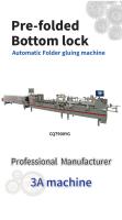 China Pre-folded Bottom Lock Box Pasting Machine 2200 KG Jori Box Folder Gluer for Printing Shops for sale