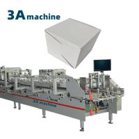 China CQT 900YG-2 Pre-Folded Bottom Lock Pasting Machine for Take Away Food Box Production 900mm for sale