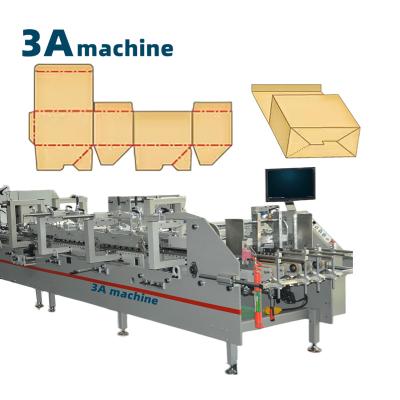 China 380V3P CQT 900YG-2 Pre-folded Bottom Lock Automatic Box Making Folder Gluer Machine for sale
