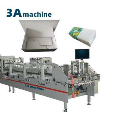China CQT 900YG-2 Pre-Folded Bottom Lock Box Pasting Machine for Paper Processing Machinery for sale