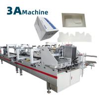 China CQT 900YG-2 Pre-folded Bottom Lock Double Pieces Auto Corrugated Board Folder Gluer Flexo Folder Gluer Machine for sale