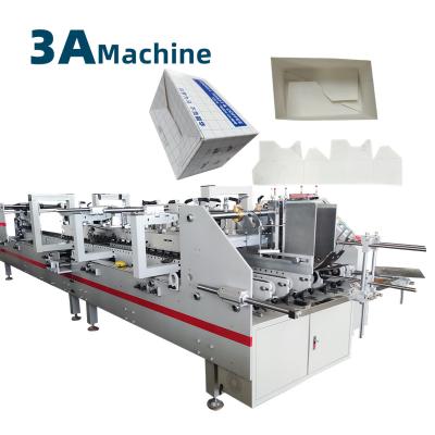 China CQT 900YG-2 Pre-folded Bottom Lock Double Pieces Auto Corrugated Board Folder Gluer Flexo Folder Gluer Machine for sale