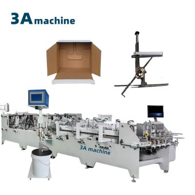 China CQT 900YG-2 Pre-folded Bottom Lock Automatic Corrugated Carton Folder Gluer Machine for sale