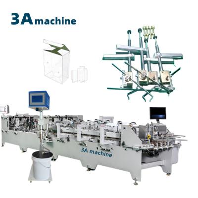 China Condition CQT 900YG-2 Mini Folder Gluer for Bottom Lock Gluing of Box Expanded Boxes for sale