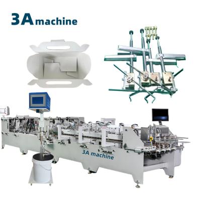 China CQT 900YG-2 Bottom Lock Corrugated Box Folder Gluer Machine 2800 KG Paper Pasting for sale