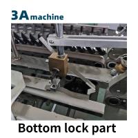 China CQT 900YG-2 Bottom Lock Corrugated Box Folder Gluer Machine 2800 KG Paper Pasting for sale
