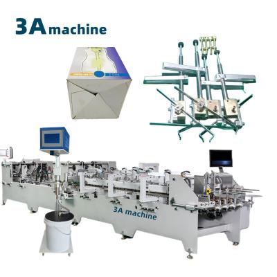 China CQT 900YG-2 Pre-Folded Bottom Lock Carton Box Making Machine Prices Folder Gluer Spares for sale