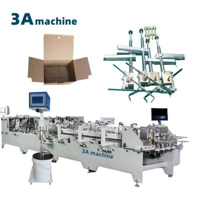 China CQT 900YG-2 Pre-Folded Bottom Lock Paper Box Folder Gluer Envelopes Gluing Machine for sale