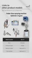China CQT 900YG-2 Bottom Lock Folder Gluer EF 1100 Straight Line Folder Gluer Paper Machine Parts for sale